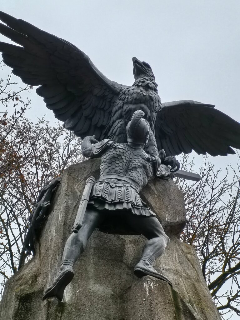 Park, sokak heykeli Смоленский ангел Звездочет, Smolensk, foto