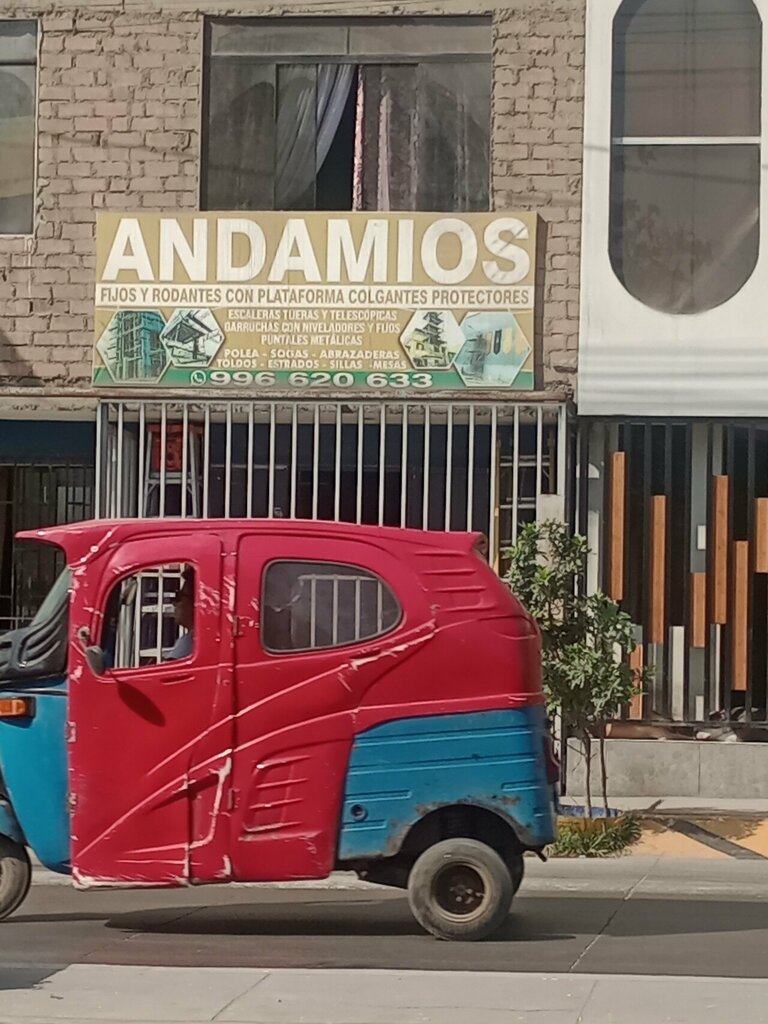 i̇nşaat konstrüksiyonları Andamios, Lima, foto