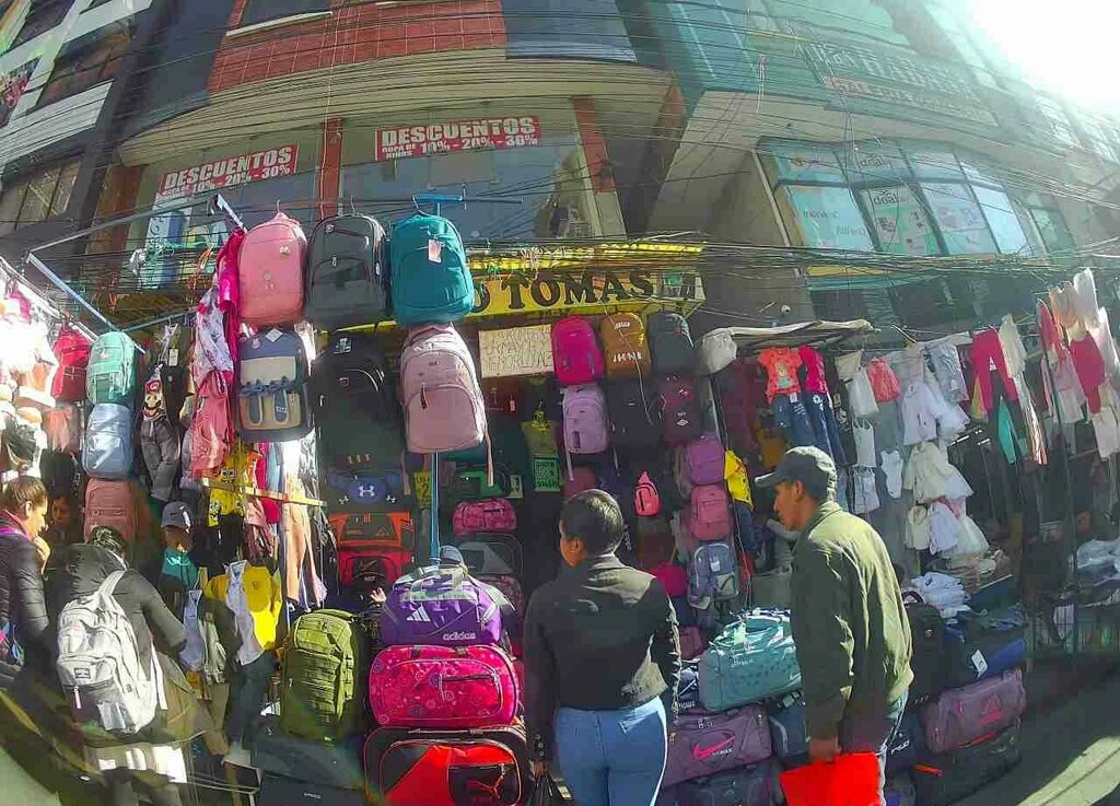 Mini-market Market Stall, La Paz, foto