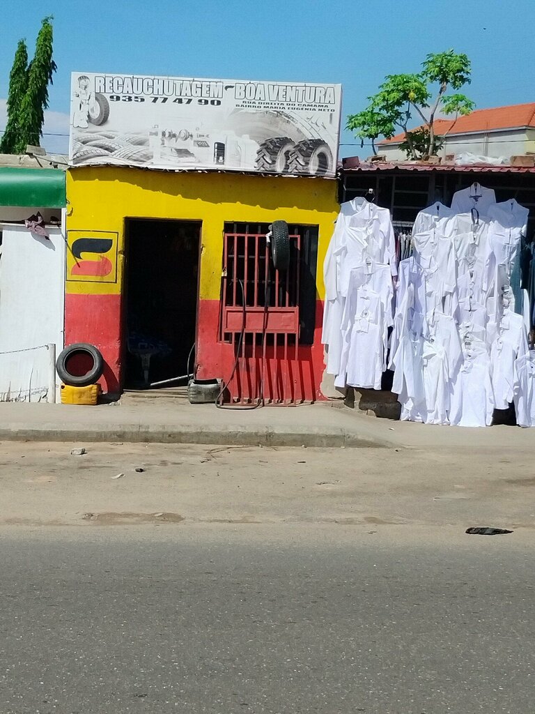 Jant ve lastikçiler Recauchutagem Boa Ventura, Loanda, foto