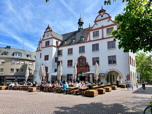 Darmstädter Ratskeller Hausbrauerei (Hesse, Darmstadt, Marktplatz), bar  Darmstadt'tan