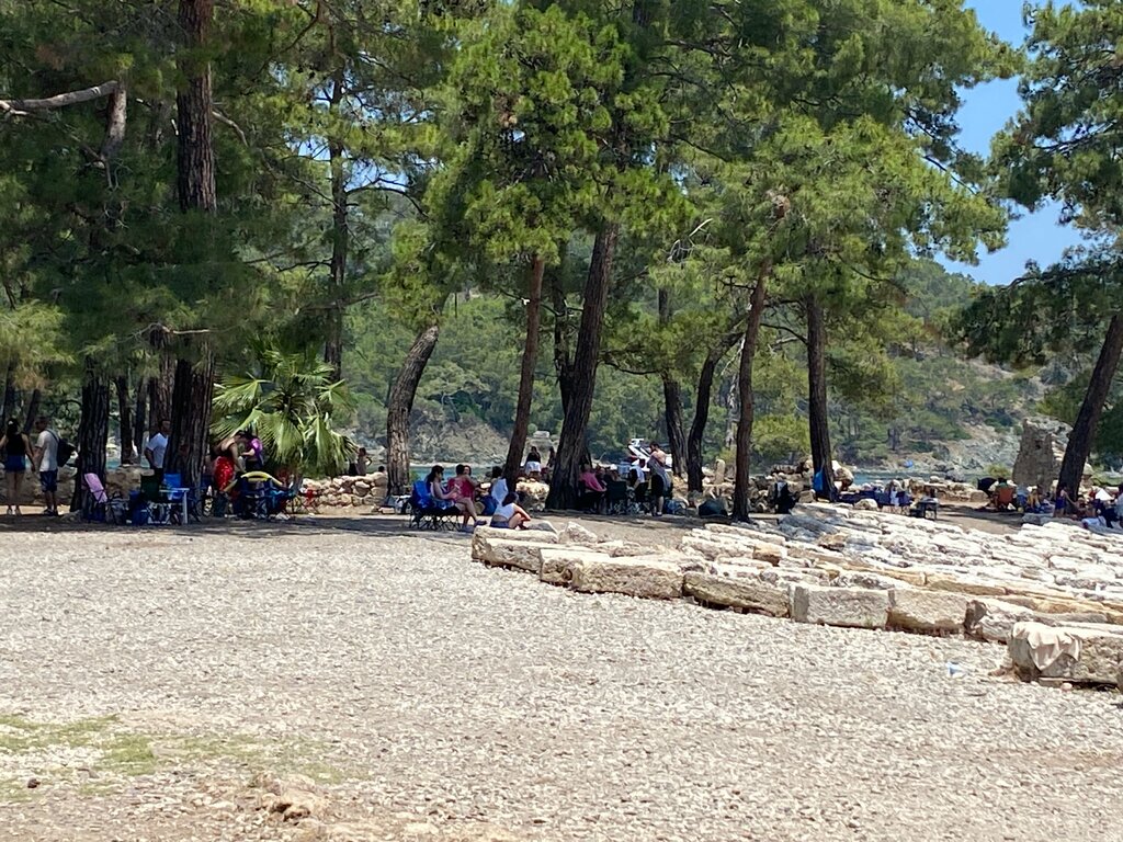 Turistik yerler Phaselis Liman Kalıntıları, Kemer, foto