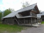 Изба П.А. Шкипарева из деревни Частова (No:1к18, Yuryevo District, Vitoslavlitsy Territory), turistik yerler  Velikiy Novgorod'dan