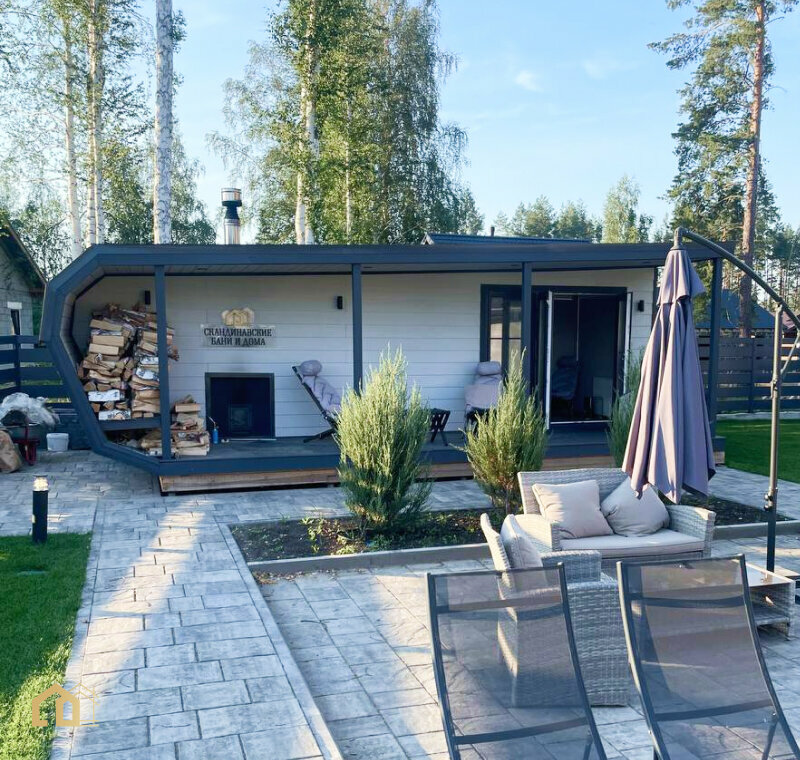 Hamam ve sauna inşaatı Скандинавские бани и дома, Çeliabinsk, foto