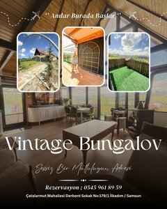 Samsun Vintage Bungalov (Samsun, İlkadım, Çatalarmut Mah., Derbent Sok.), otel  Samsun'dan