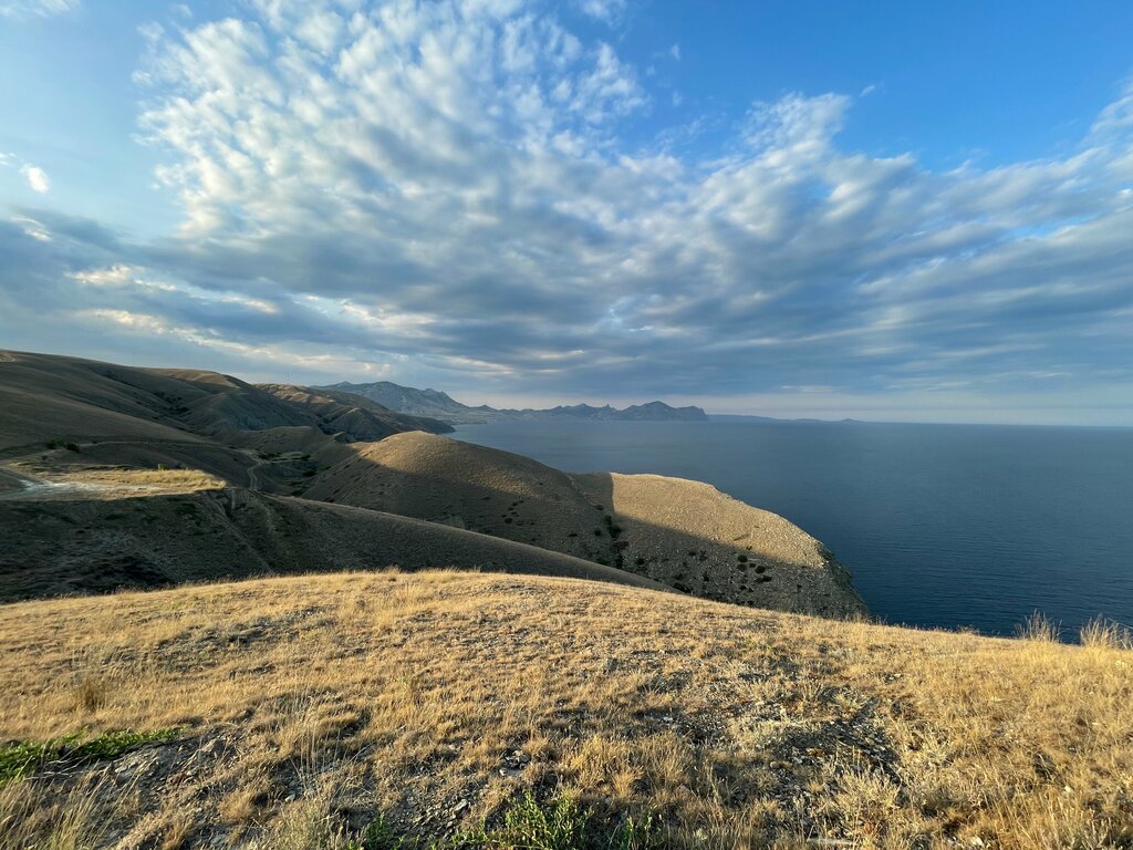 Dağ zirvesi мыс Толстый, Kırım Cumhuriyeti, foto