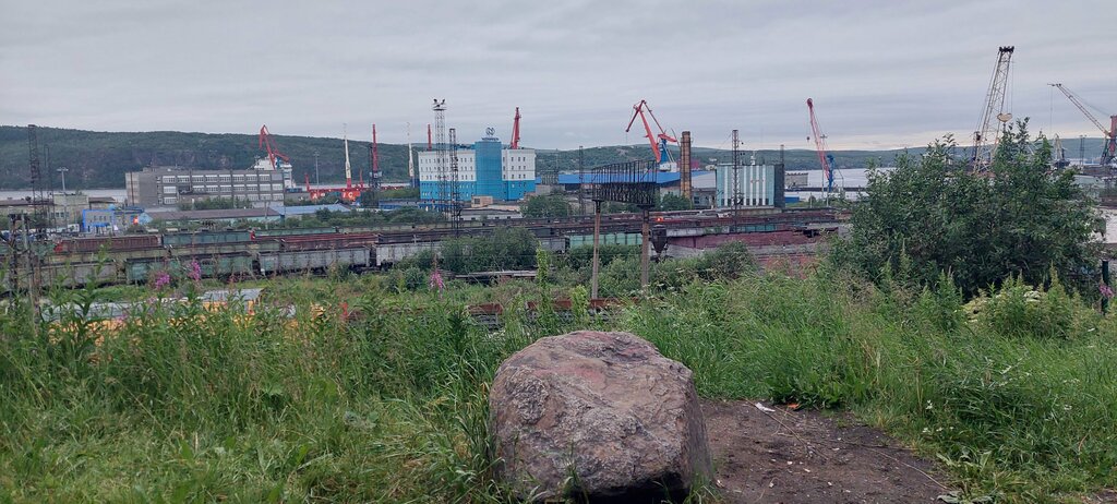 Seyir terası Смотровая площадка, Murmansk, foto
