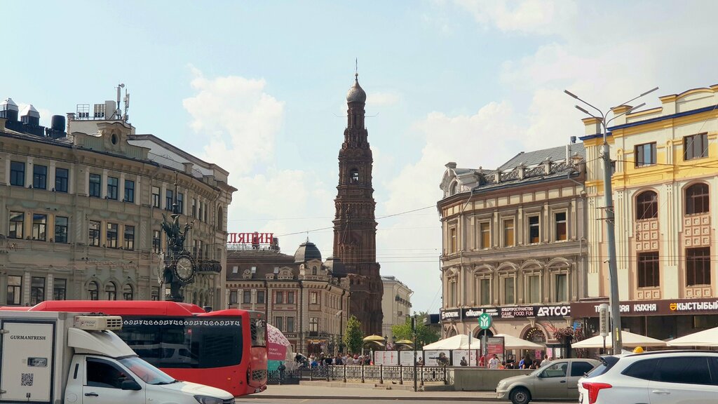 Seyir terası Колокольня Богоявленского собора, Kazan, foto