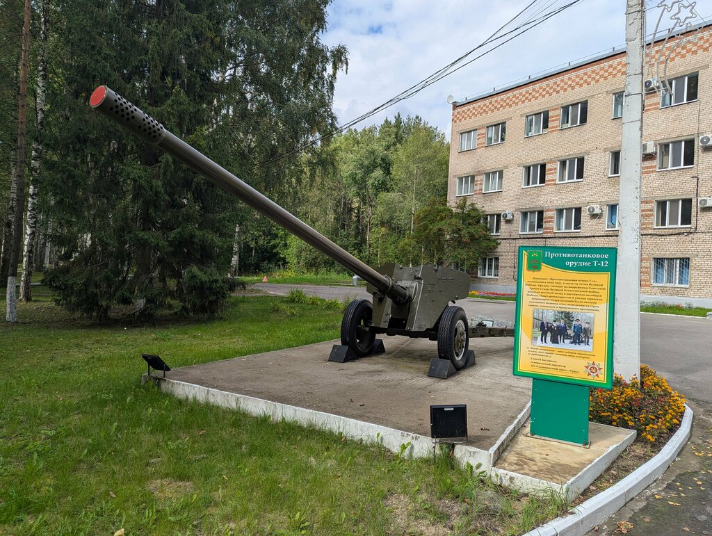Teknoloji anıtı Памятник противотанковой пушке Т-12, Solikamsk, foto