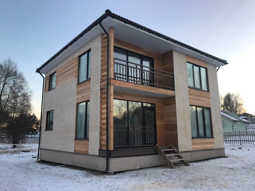 Yazlık ev inşaatı New Home Group, Tulskaya oblastı, foto