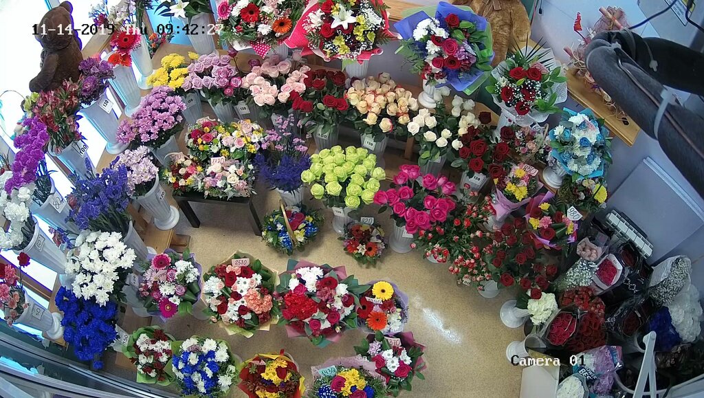 Çiçekçiler Magazin tsvetov, Novosibirsk, foto