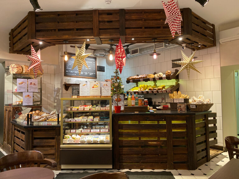 Ekmek fırını Pud Khleba, Saint‑Petersburg, foto