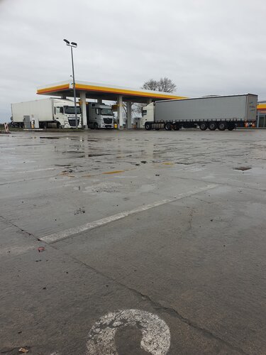Benzin istasyonu Port 2000 Shell Boczów, Lubusz Voyvodalığı, foto
