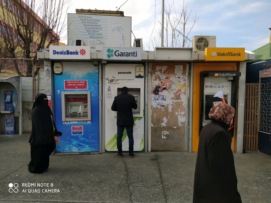 ATM'ler Garanti BBVA ATM, İstanbul, foto