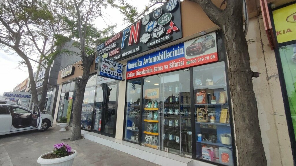 Otomobil yedek parçaları Fn ehtiyat hissələri, Bakü, foto
