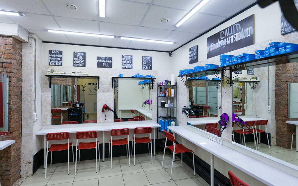 Kuaför meslek eğitimi Prof Academy, Krasnodar, foto