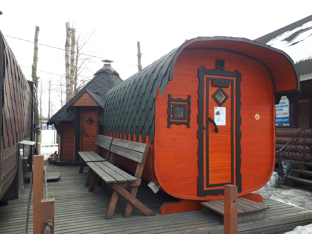 Hamam ve sauna inşaatı Kedrovy ray, Saint‑Petersburg, foto