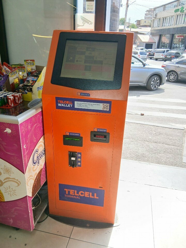Ödeme terminali Telcell, Erivan, foto