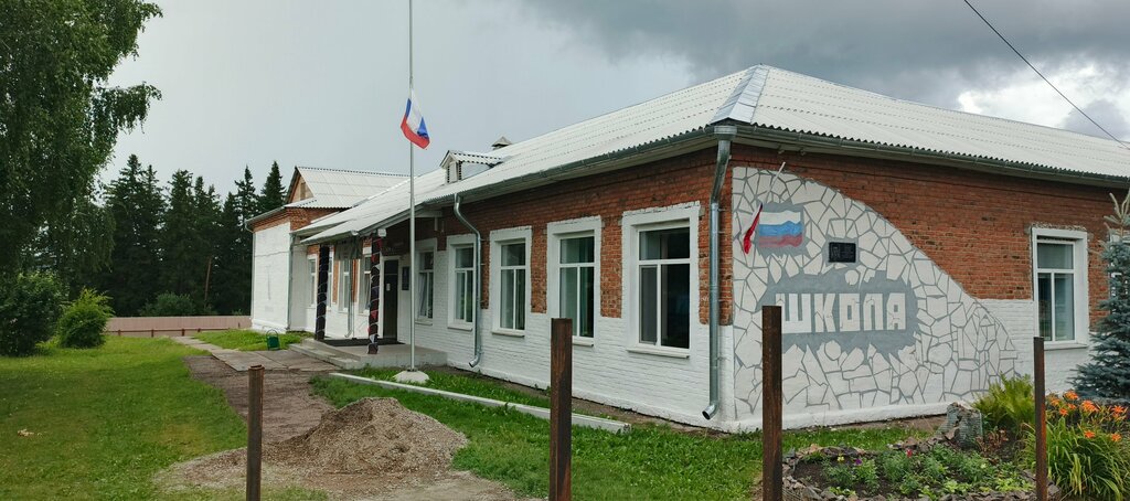 Ortaokul Yelovskaya Srednyaya Obshcheobrazovatelnaya shkola, Krasnoyarski krayı, foto