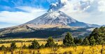 Volcán Popocatépetl 5426 meters (Puebla), volkan  Puebla Eyaleti'nden