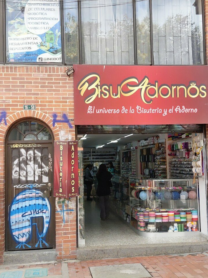 Dikiş malzemeleri Bisu adornos, Bogota, foto