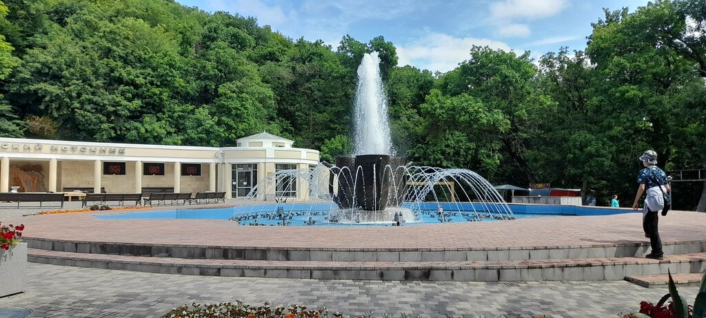Kültür ve eğlence parkları Пушкинский сквер, Zheleznovodsk, foto