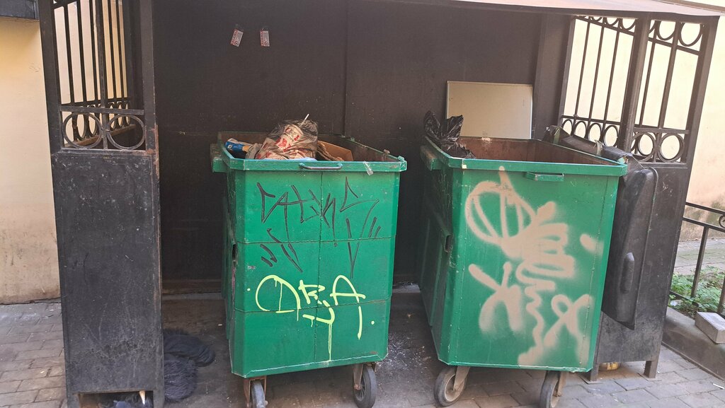 Çöp alanları Trash and garbage disposal area, Saint‑Petersburg, foto