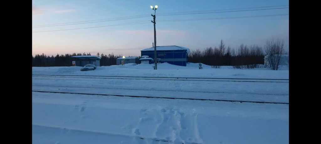 Tren istasyonu разъезд Охотпост, Komi, foto