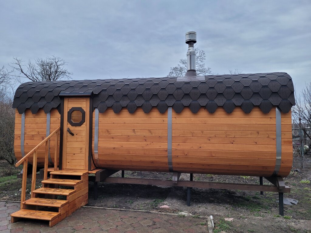 Hamam ve sauna inşaatı Kedrovye bani, Ulyanovsk, foto