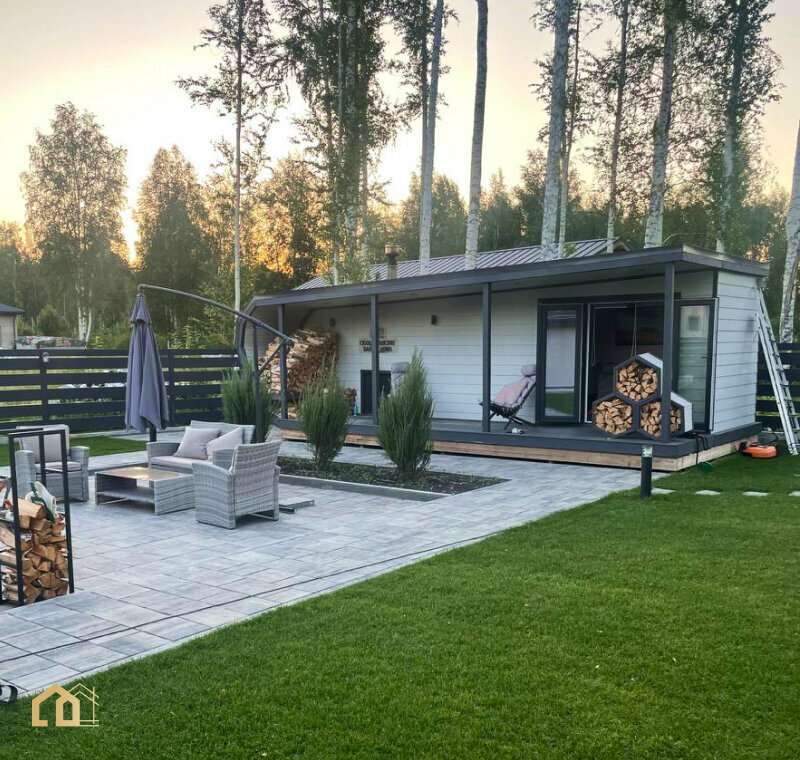 Hamam ve sauna inşaatı Скандинавские бани и дома, Çeliabinsk, foto