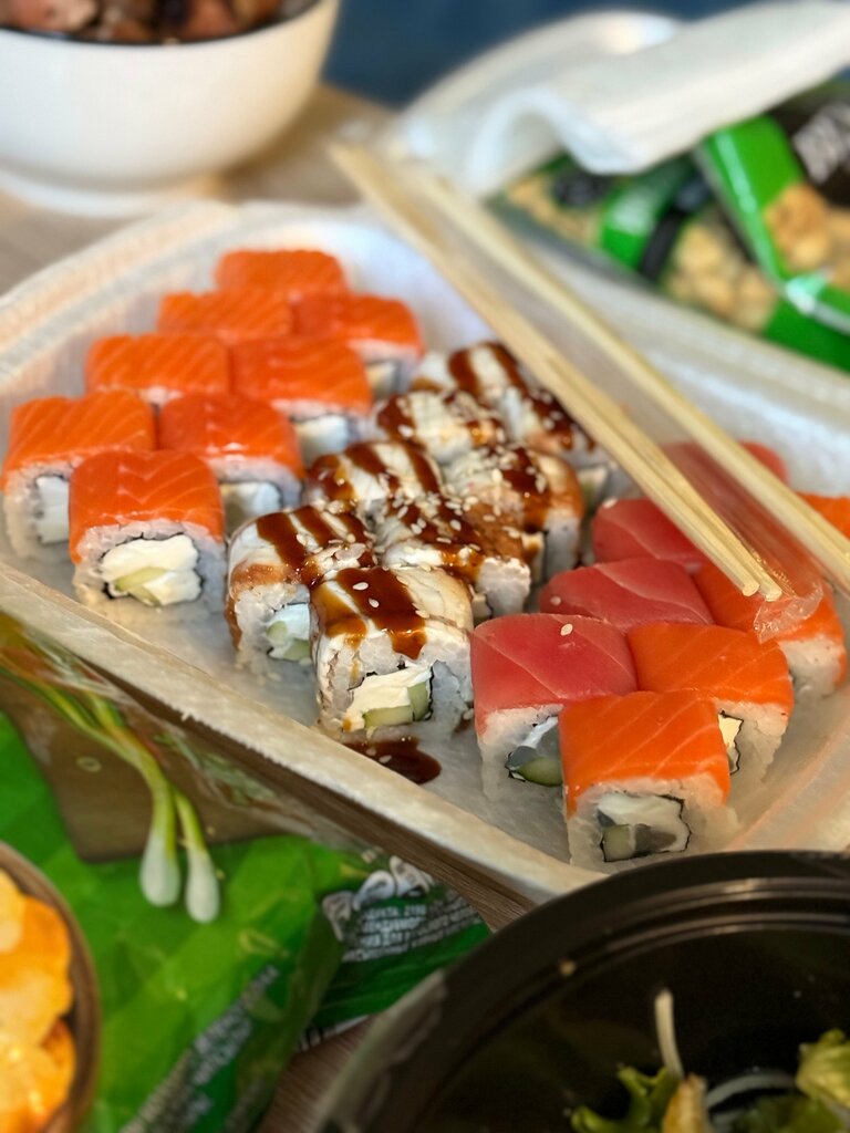 Suşi restoranı Sheikh, Primoriye, foto