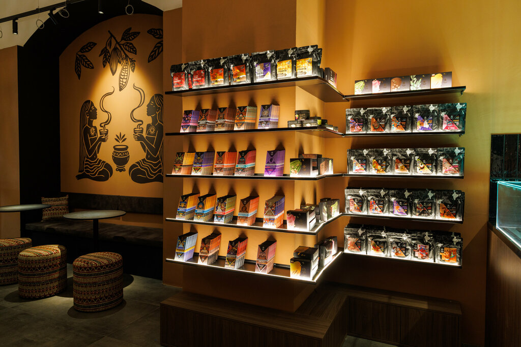 Kahve dükkanları Amazing cacao, Saint‑Petersburg, foto