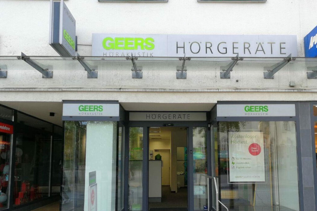 i̇şitme cihazları Geers Hörgeräte, Dortmund, foto