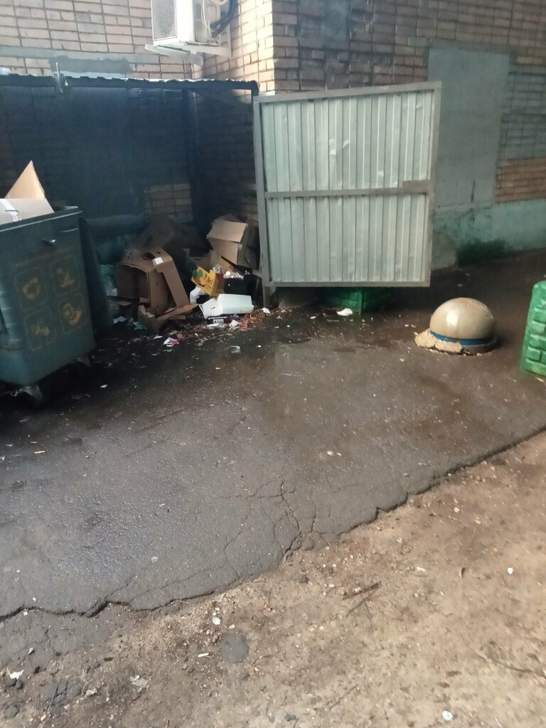 Çöp alanları Trash and garbage disposal area, Moskova, foto