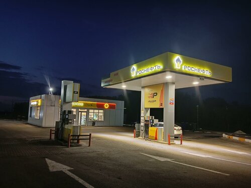 Benzin istasyonu Rosneft, Ulyanovskaya oblastı, foto