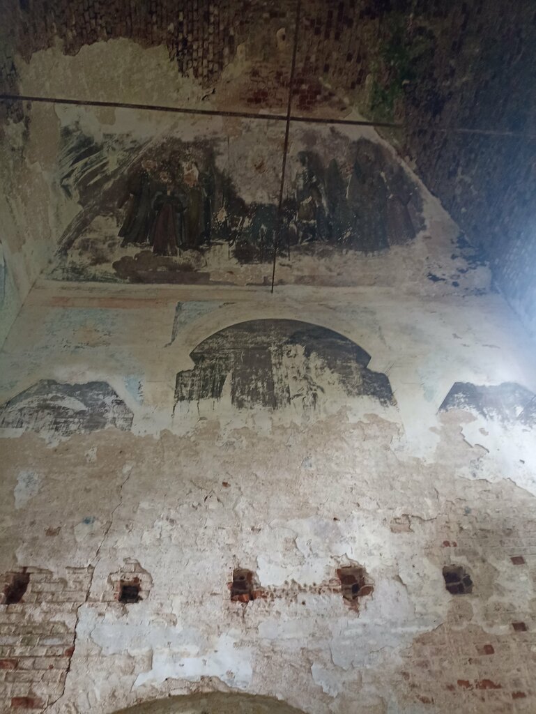 Ortodoks kiliseleri Tserkov Bogoyavleniya Gospodnya na Bogoyavlenskom, chto V Igrishchakh, pogoste, Yaroslavskaya oblastı, foto