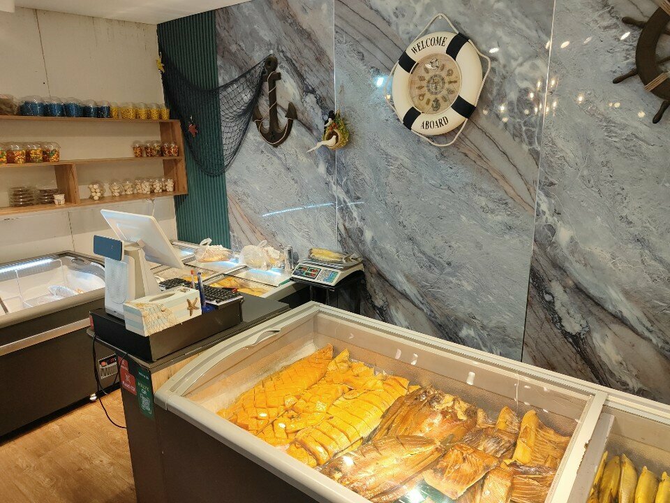 Balık ve deniz ürünleri Somik, Çimkent (Şımkent), foto