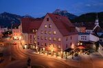 Hotel Sonne (Bavaria, Ostallgäu, Füssen, Luitpoldstraße), otel  Fuessen'dan