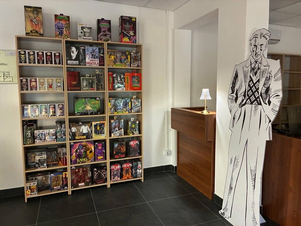 Çizgi roman dükkanı Книжки с Картинками, Moskova, foto