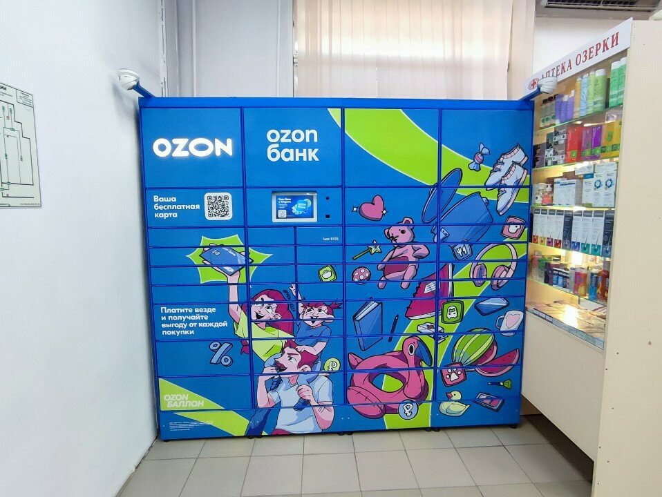 Parsel otomatı Ozon Box, Novosibirsk, foto
