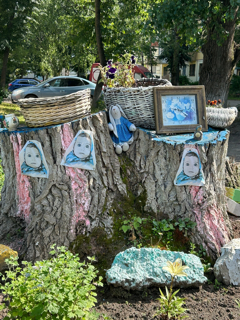 Turistik yerler Композиции из растений и камней, Briansk, foto