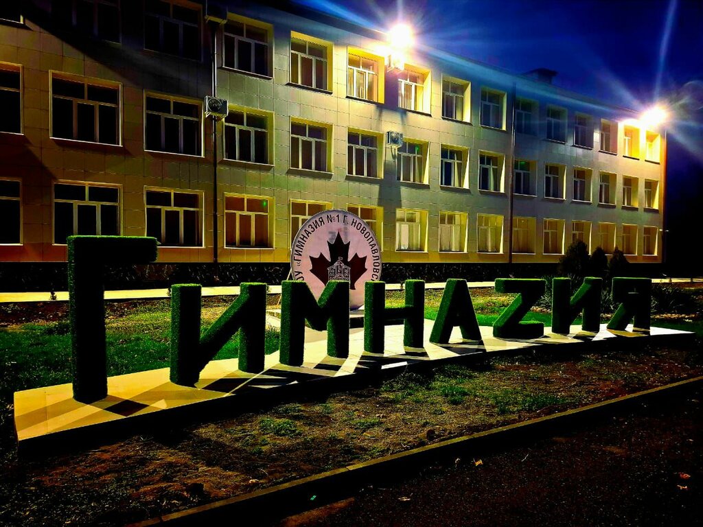 Fen lisesi, sosyal bilimler lisesi Gimnaziya № 1, Mbou, Novopavlovsk, foto