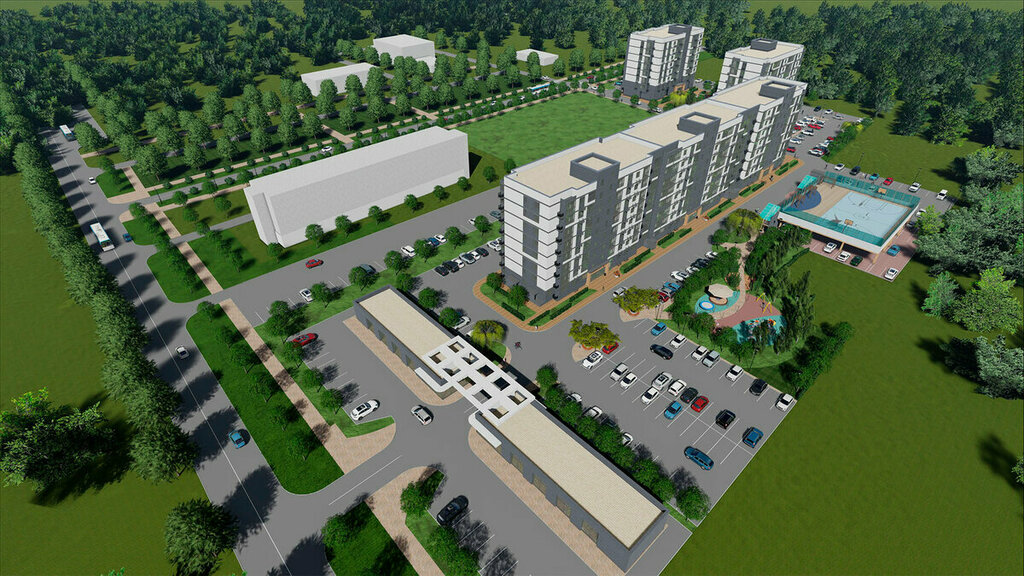 Konut blokları Центральный Двор, Adygeysk, foto