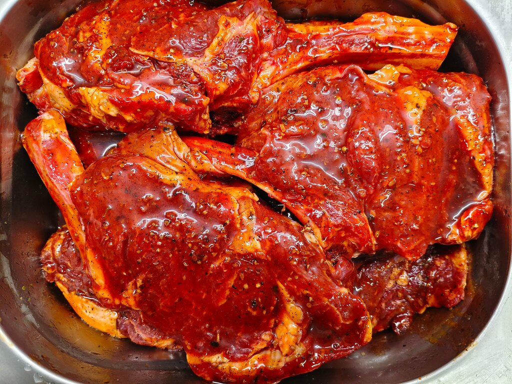 Kasap, şarküteri Мясо, Saint‑Petersburg ve Leningradskaya oblastı, foto