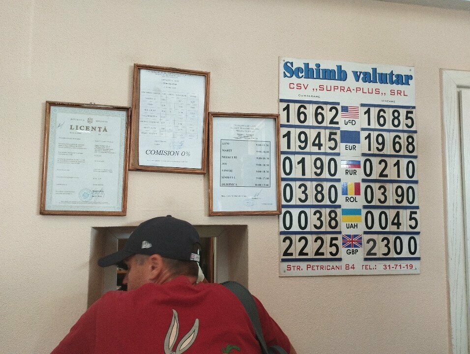 Döviz büroları Schimb valutar, Kişinev, foto