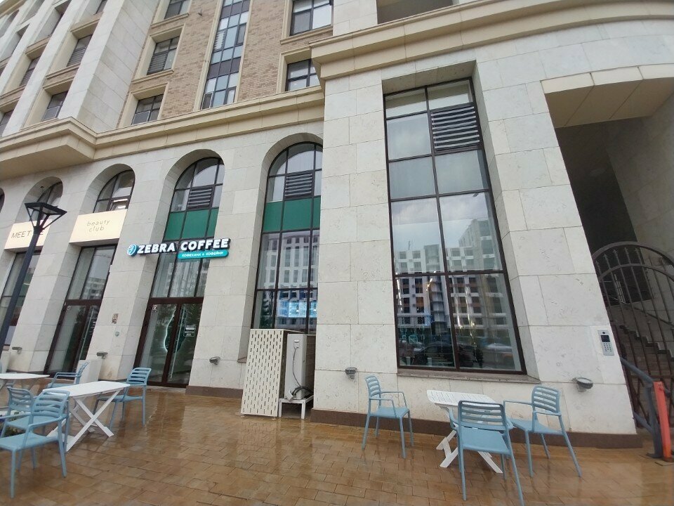 Kahve dükkanları Zebra Coffee, Astana, foto