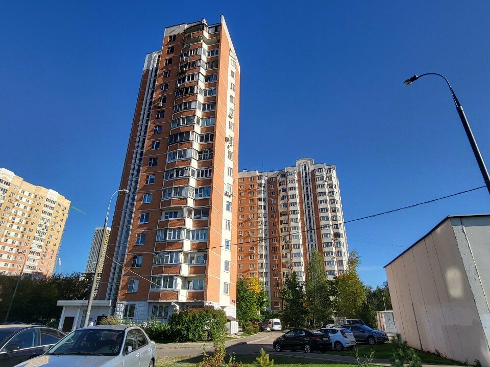 Bina, site yönetimi ТСЖ 1-й Очаковский переулок, 3, Moskova, foto
