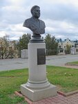 Бюст Героя Советского Союза, генерал-майора Ивана Павловича Боборыкина (Dzerzhinskogo Street No:8), anıt, heykel  Kostroma'dan