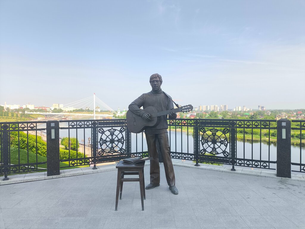 Anıt, heykel Владимир Высоцкий, Tiumen, foto