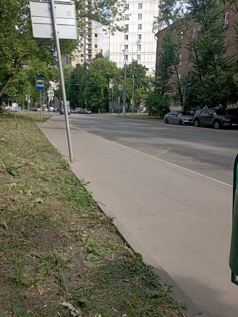 Toplu taşıma durağı Urzhumskaya Street, Moskova, foto